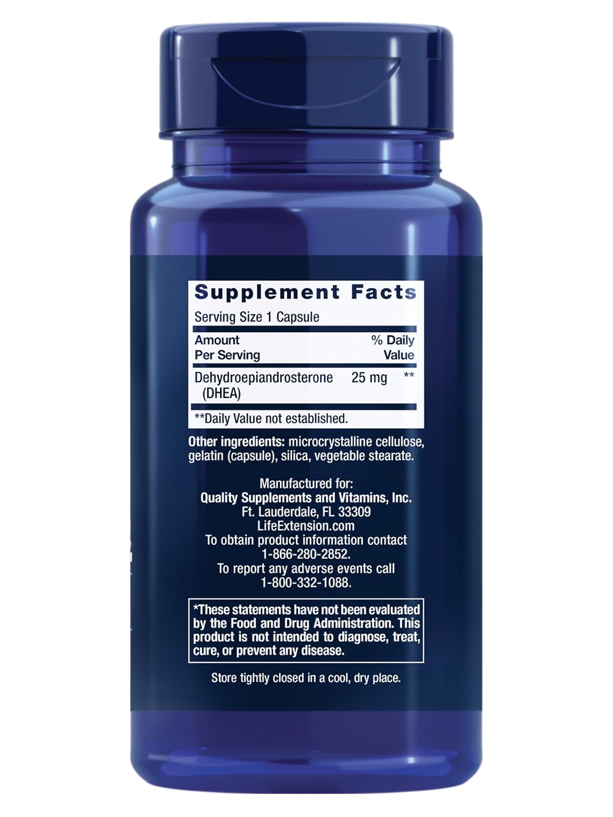 DHEA 25 mg multivitamin for men