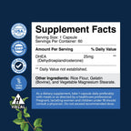 DHEA 25 mg multivitamins for overall wellness