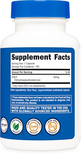 DHEA 50mg for enhanced well-being