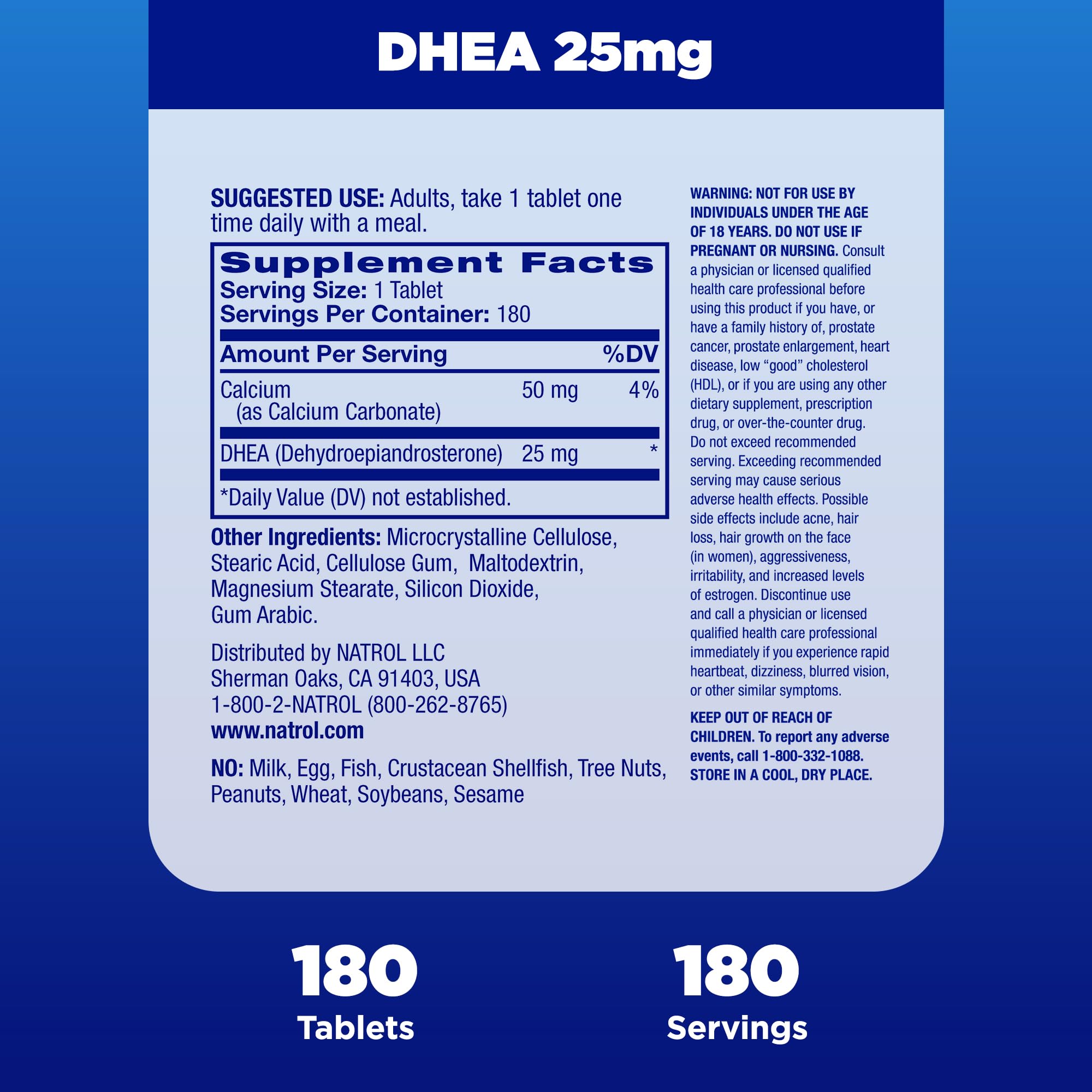 DHEA and calcium for emotional health