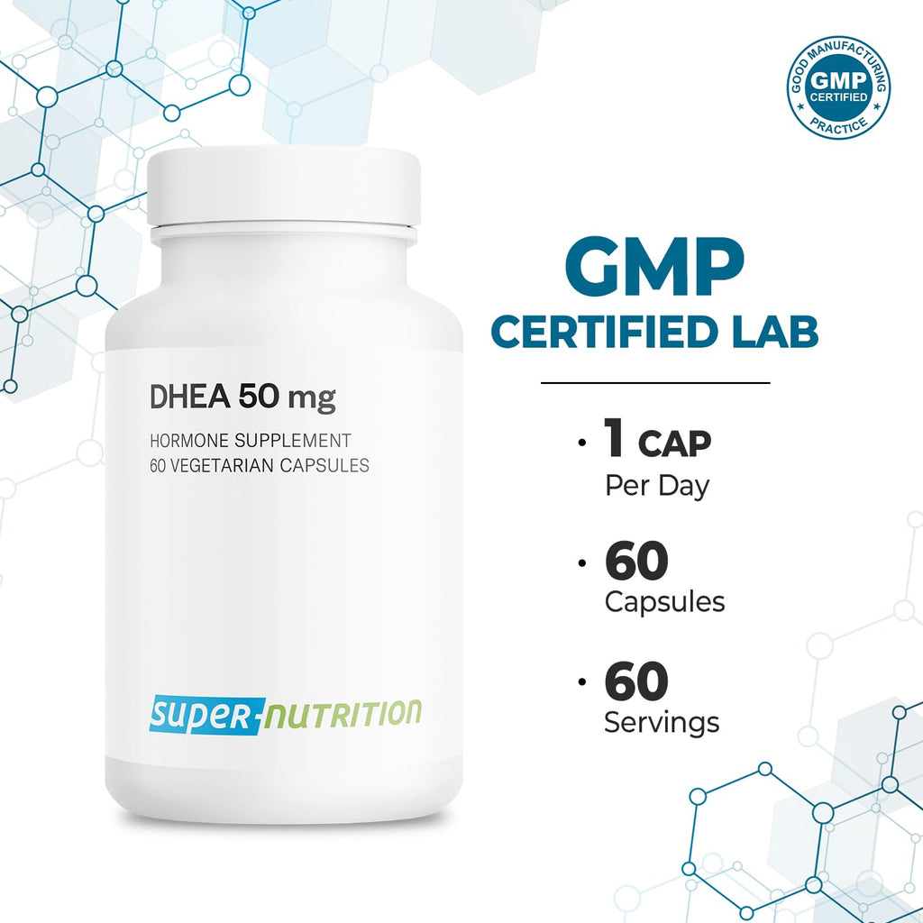 DHEA capsules for energy boost