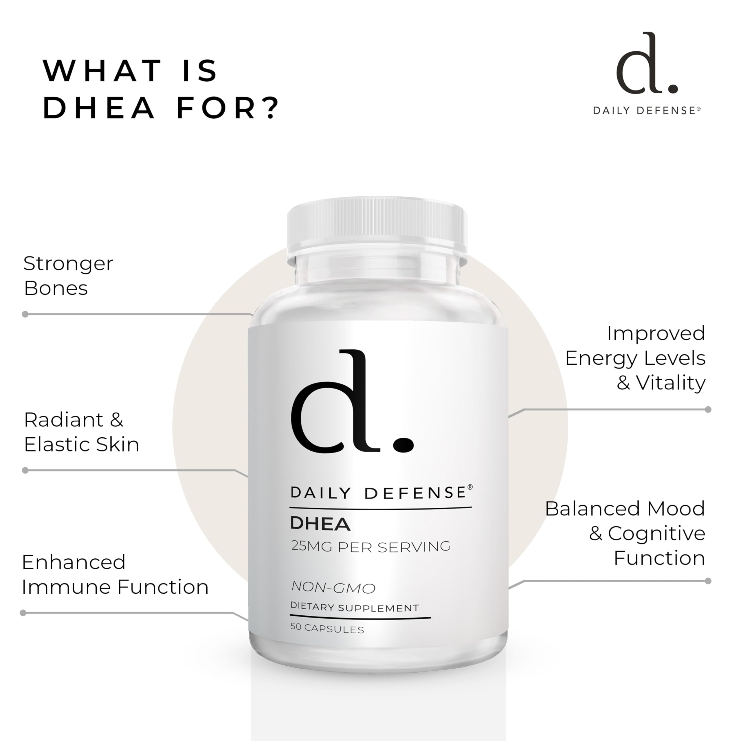 DHEA capsules for hormonal balance