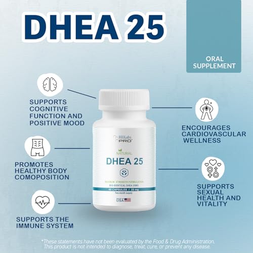 Dhea capsules for improved vitality
