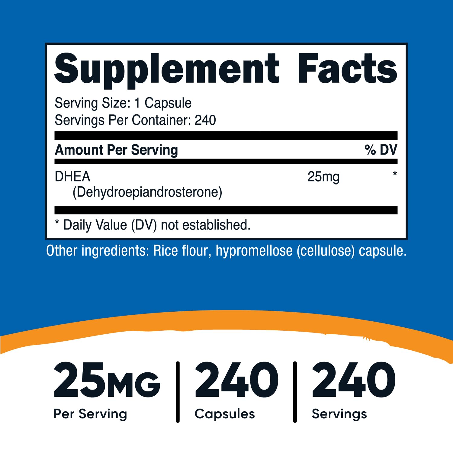DHEA capsules for women's health