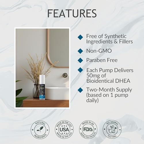DHEA cream for improved skin texture