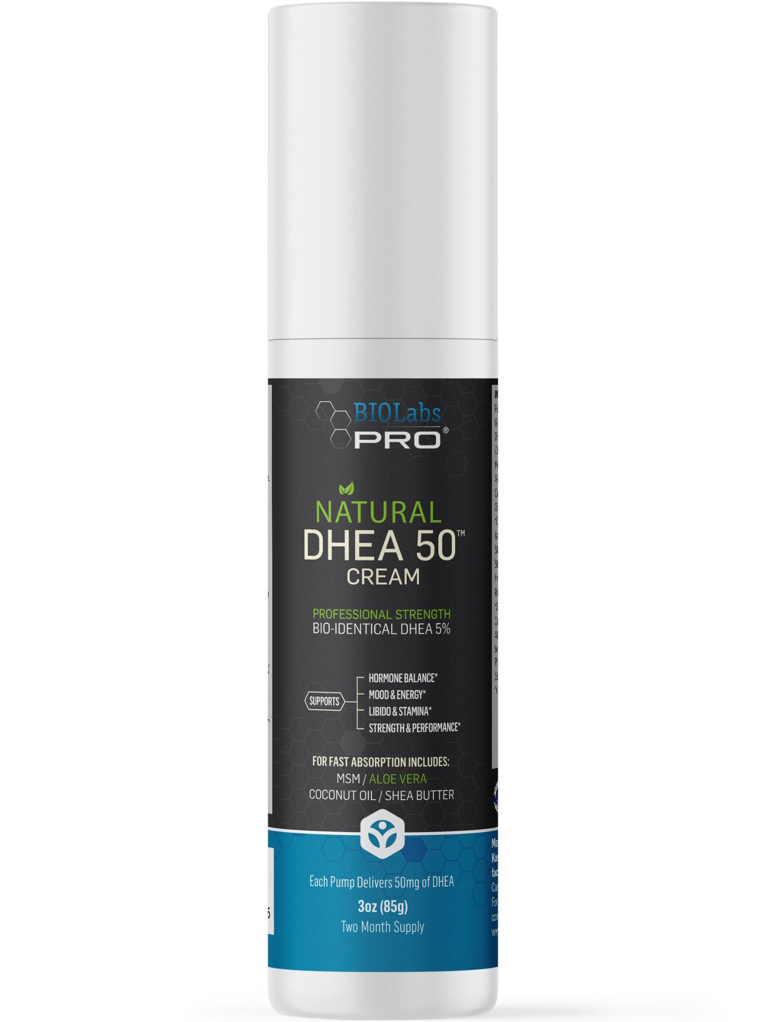 DHEA cream for skin hydration