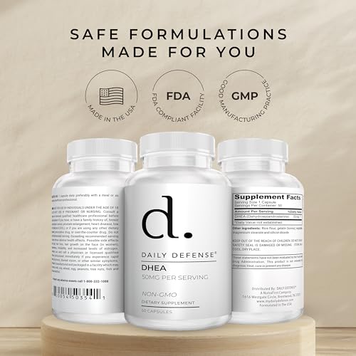 DHEA energy capsules for men and women