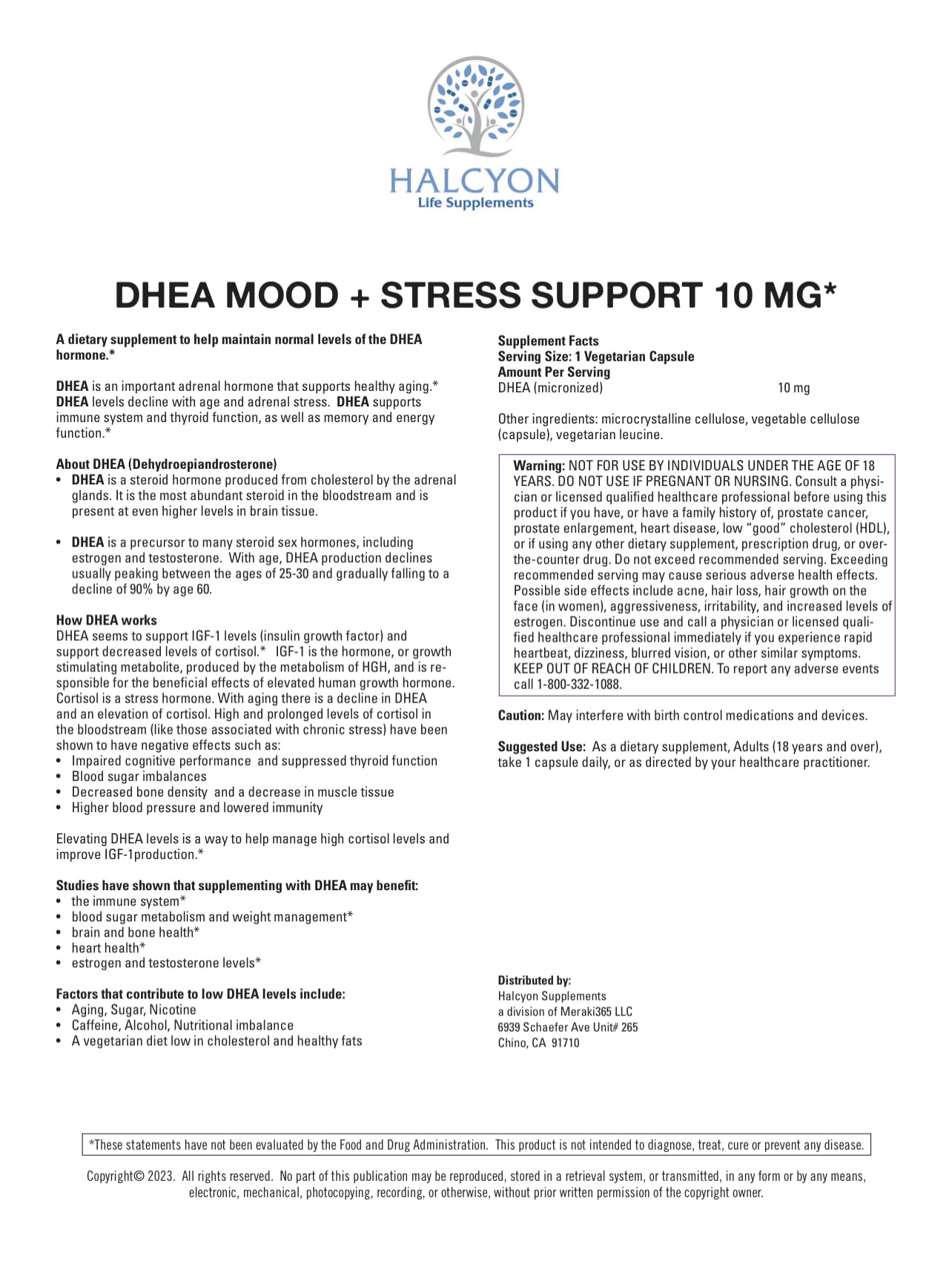 DHEA for emotional balance
