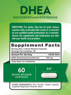 DHEA for hormonal balance support