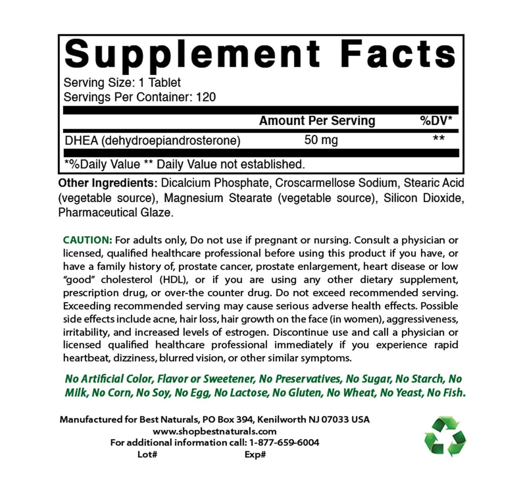 DHEA for hormonal balance support