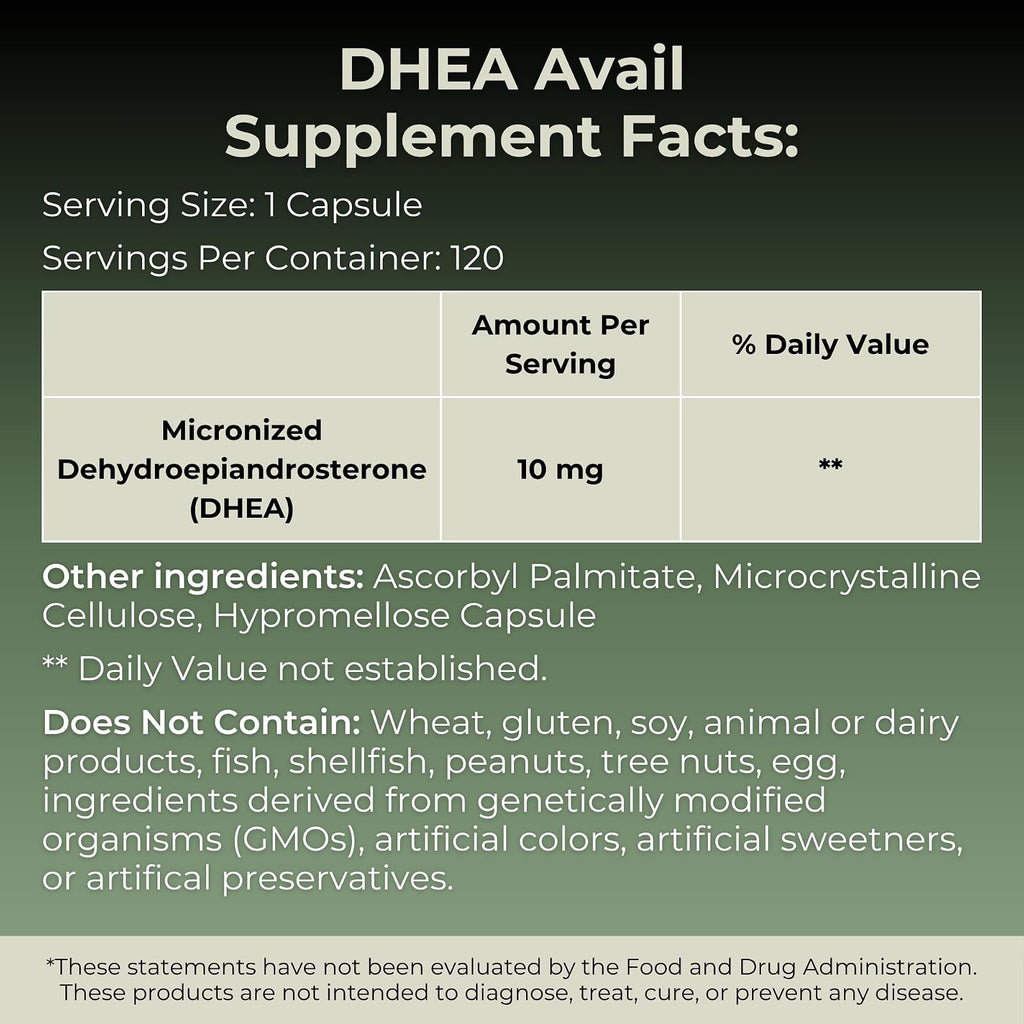 DHEA for hormonal balance