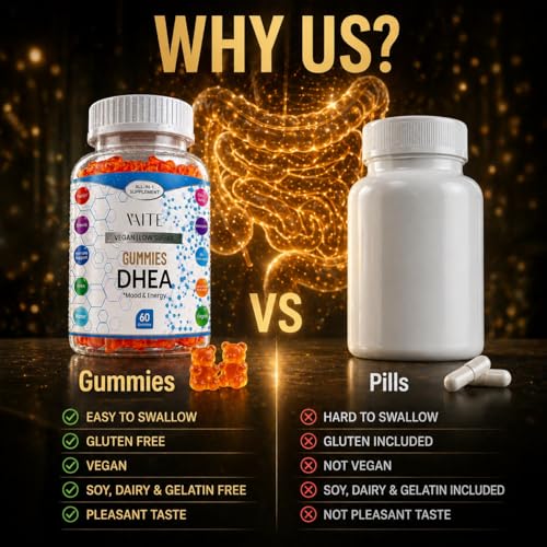 DHEA gummies for balanced mood support