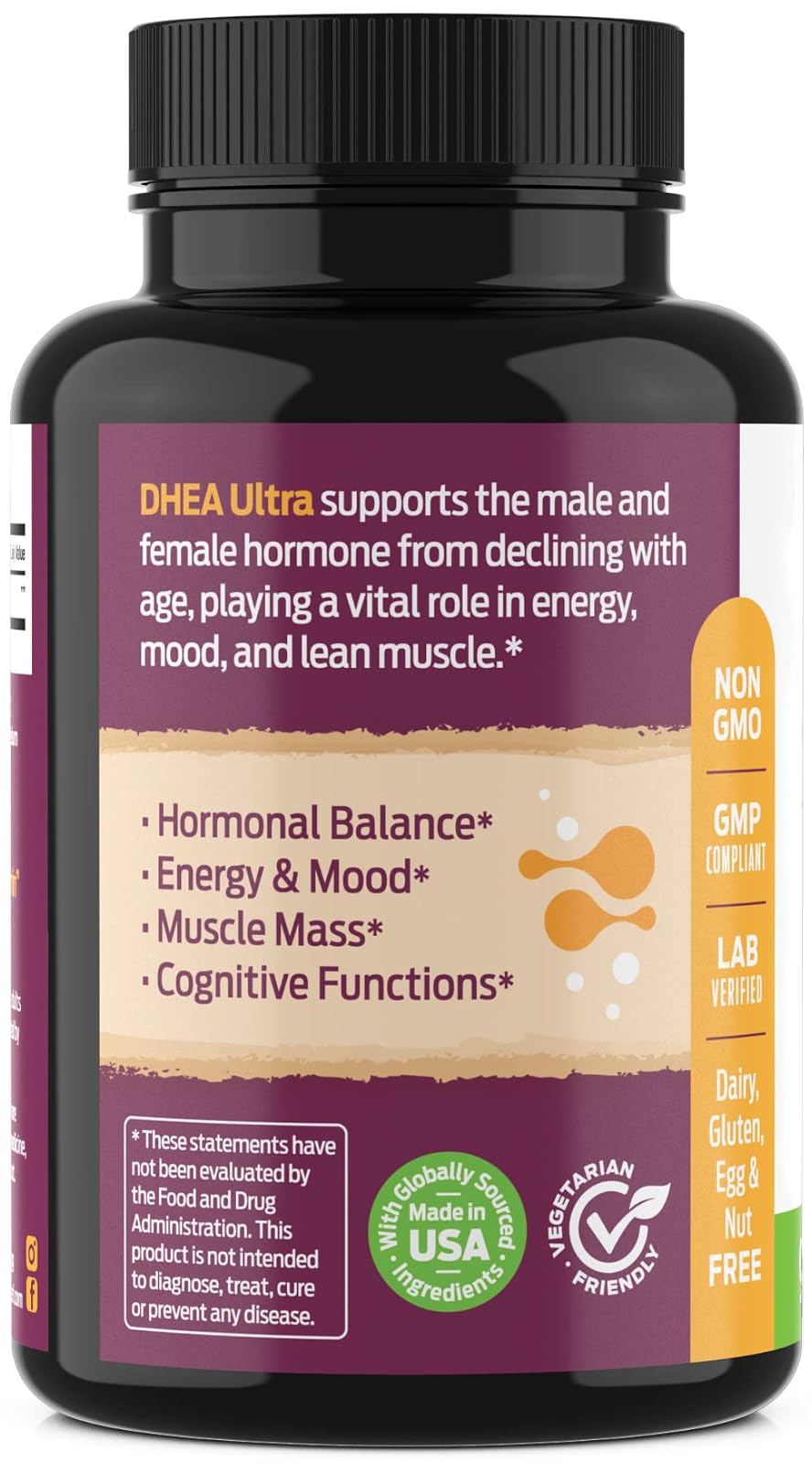 DHEA gummy multivitamin for easy intake