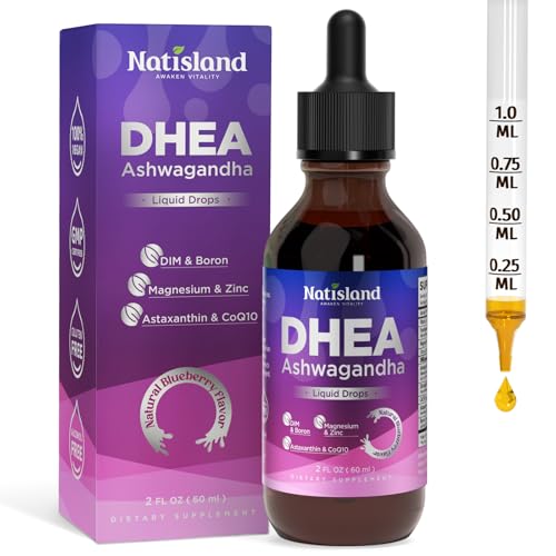 DHEA liquid drops for energy