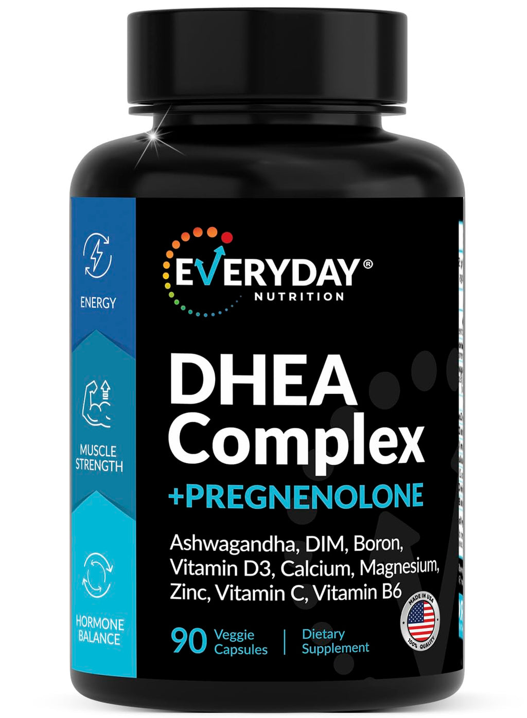 DHEA micronized multivitamins for energy