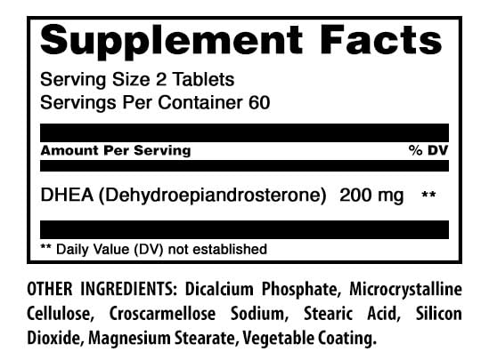 DHEA multivitamin for active adults