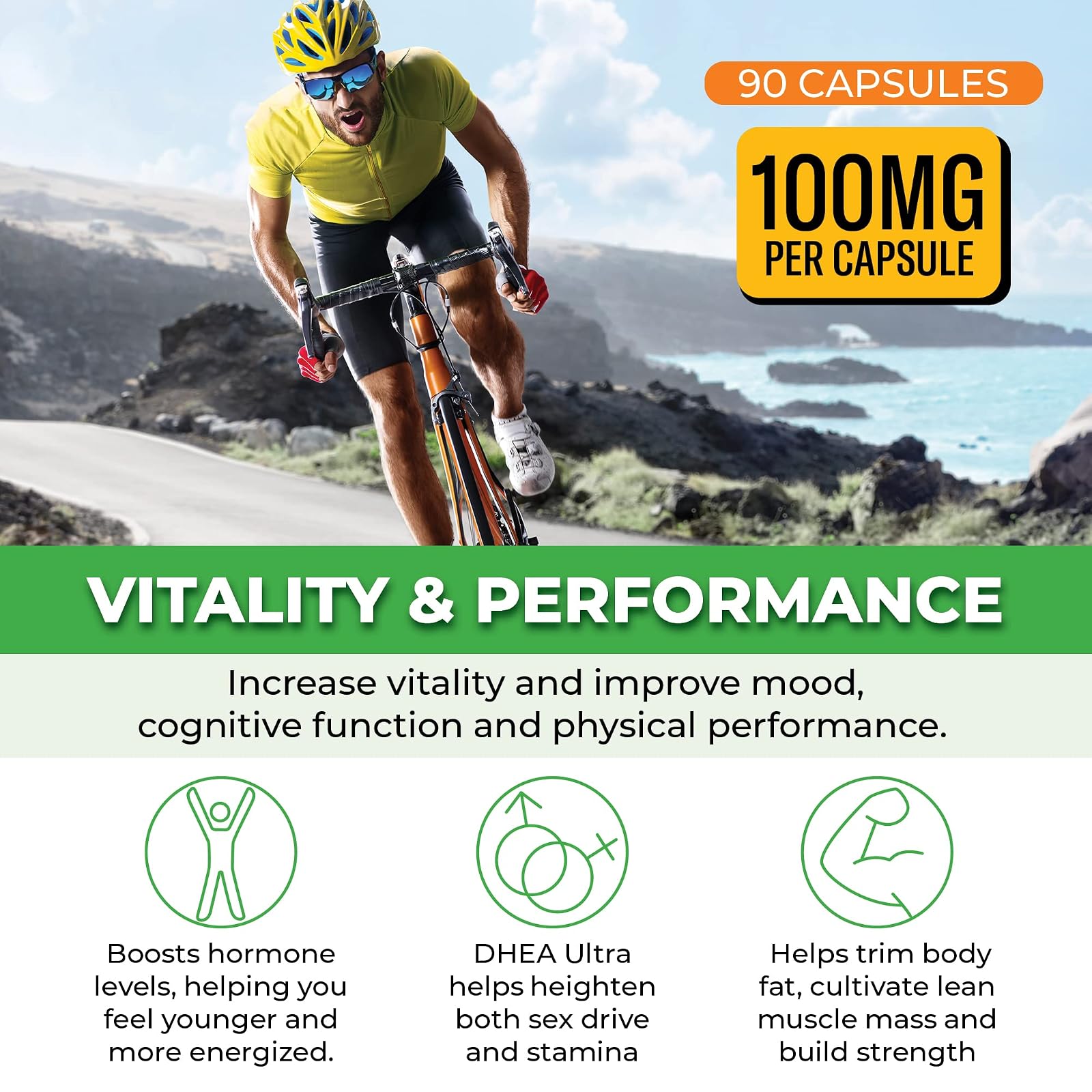 DHEA multivitamin for seniors' support
