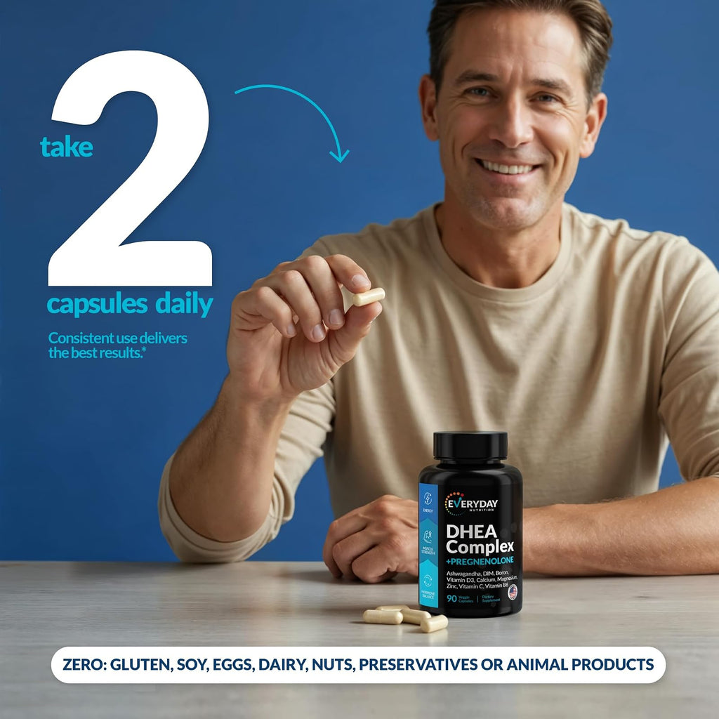 DHEA multivitamin support for seniors
