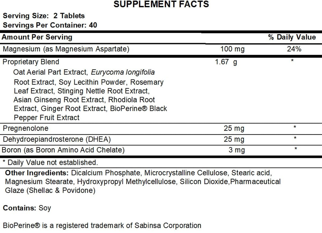 DHEA Pregnenolone multivitamin for women