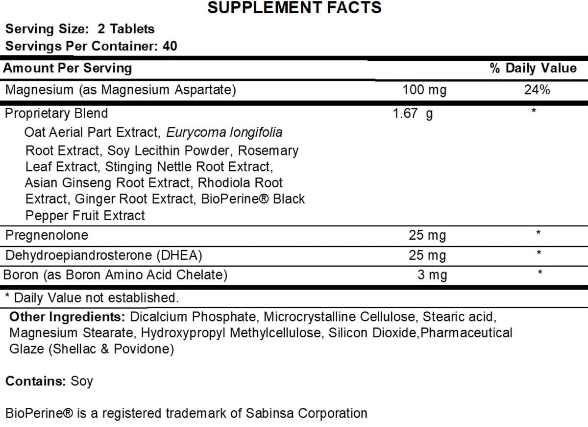 DHEA Pregnenolone multivitamin for women