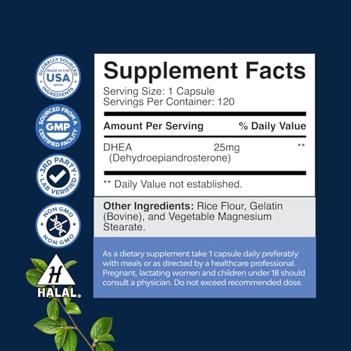 DHEA supplement for daily wellness