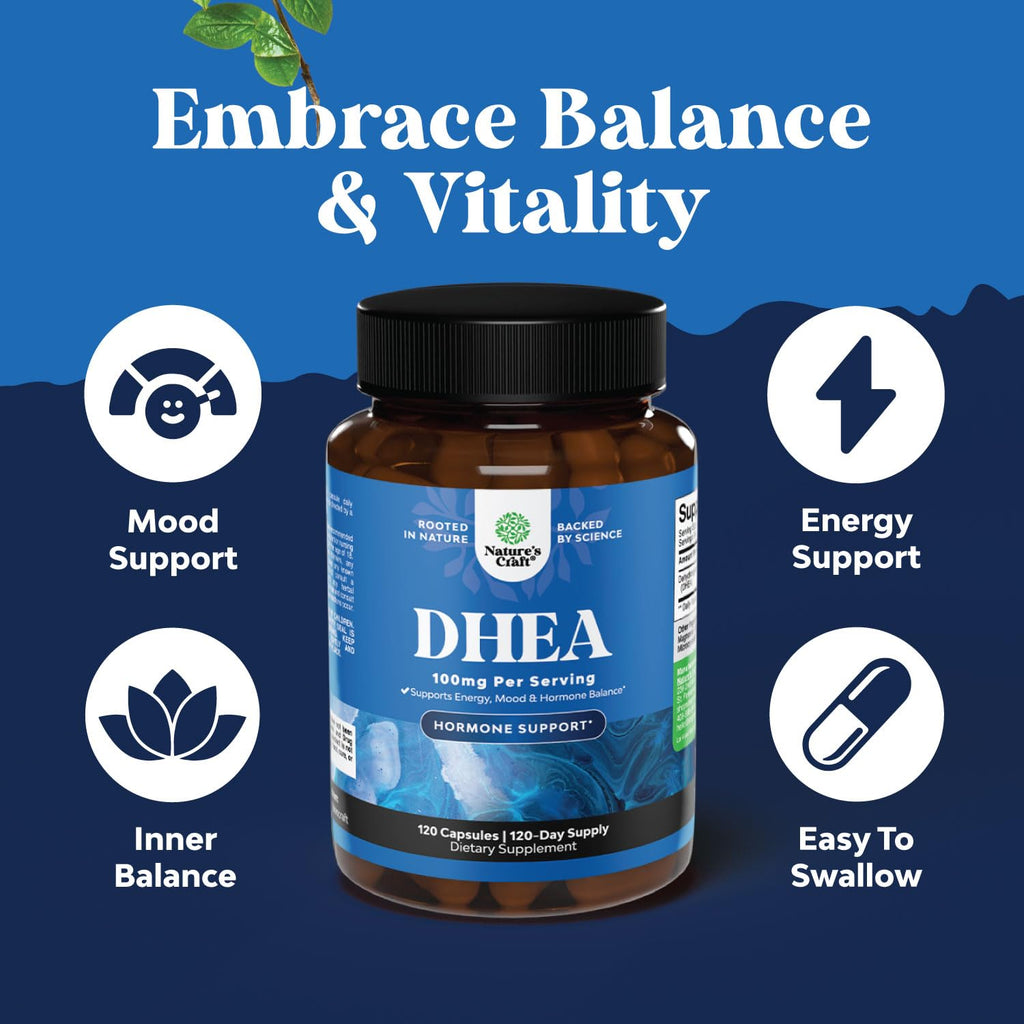 DHEA supplement for energy boost