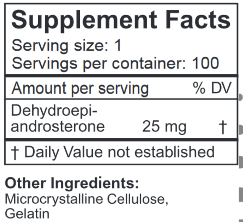DHEA supplement for hormonal balance