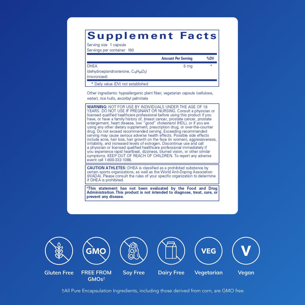 DHEA supplement for hormonal balance