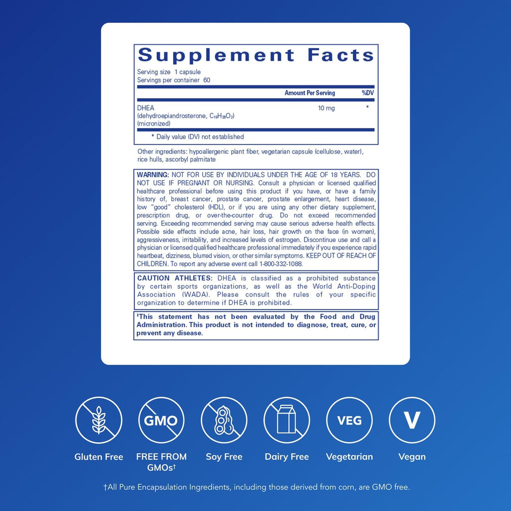 DHEA supplement for hormonal balance