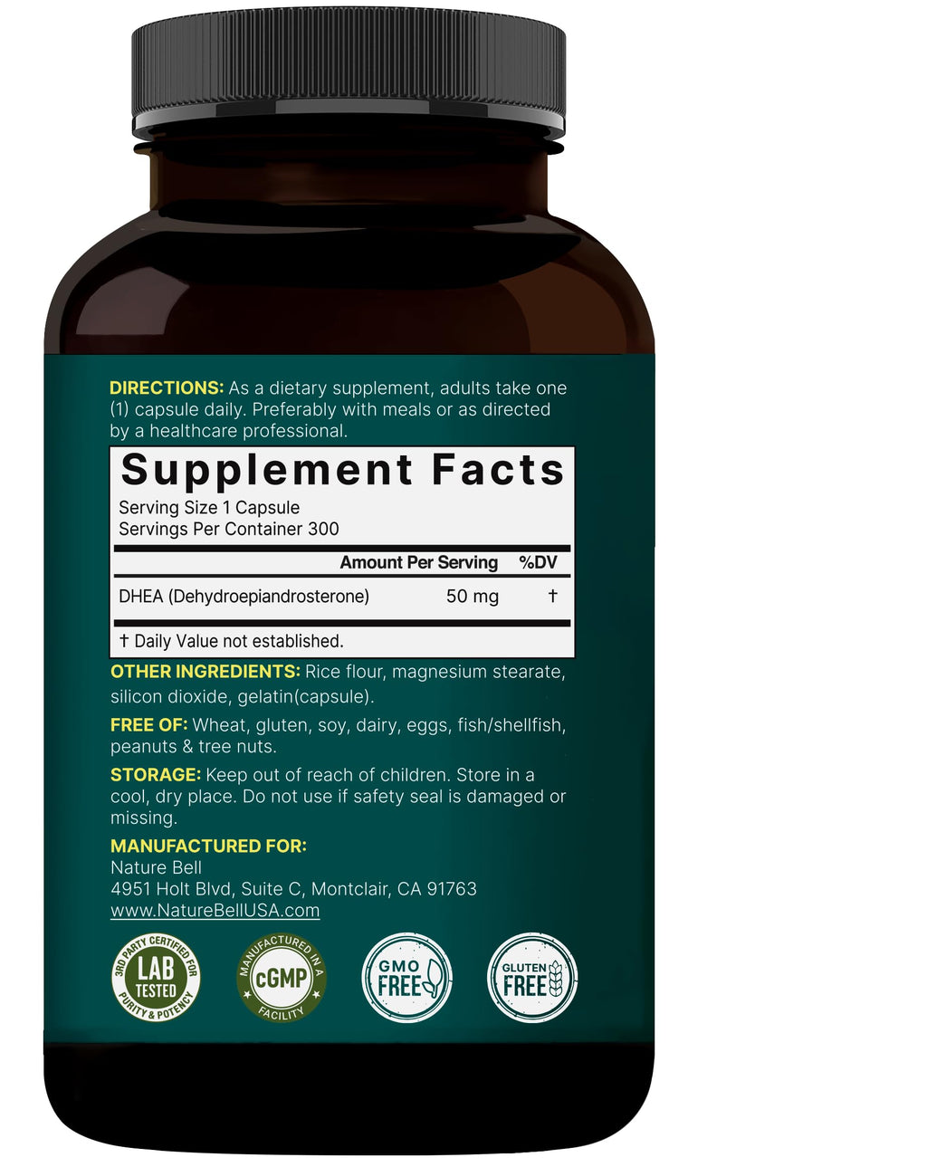 DHEA supplement for stress relief
