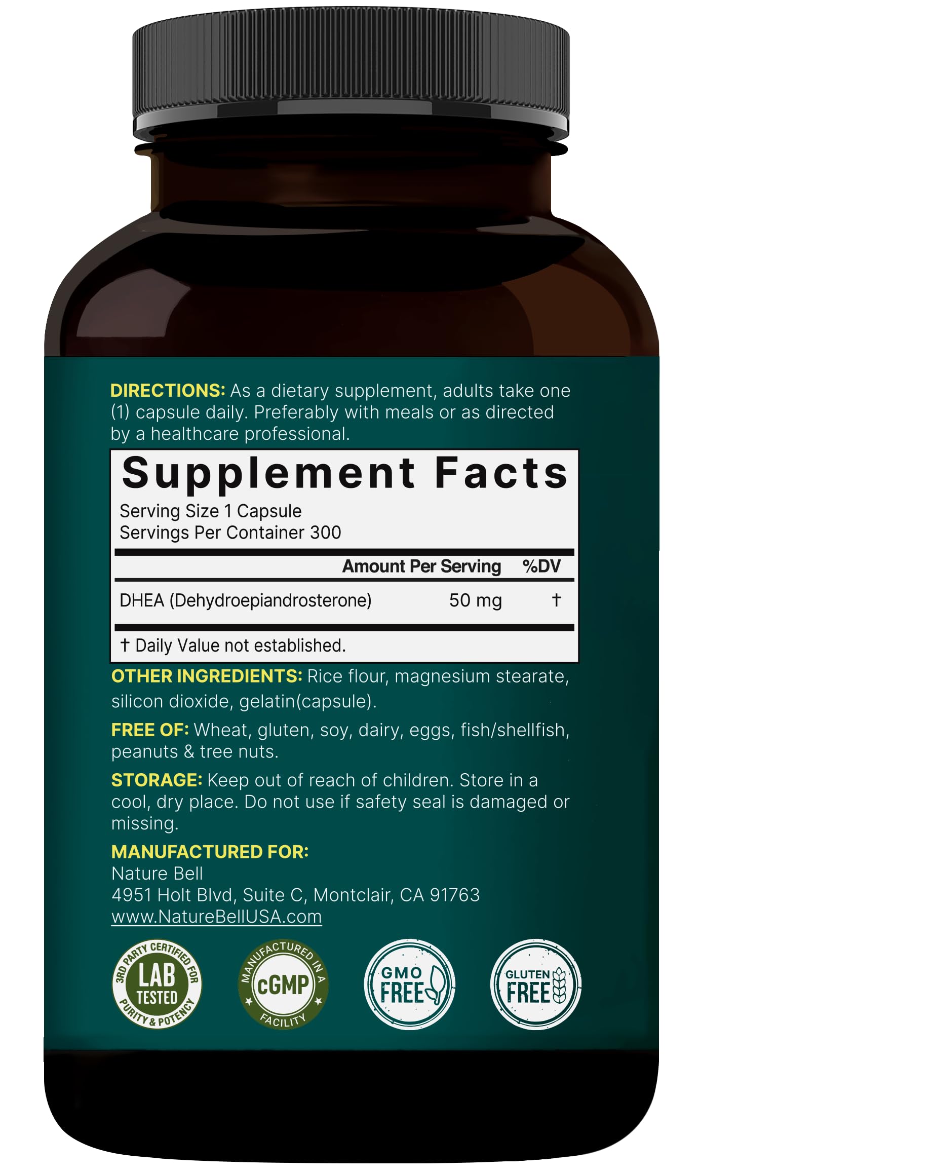DHEA supplement for stress relief