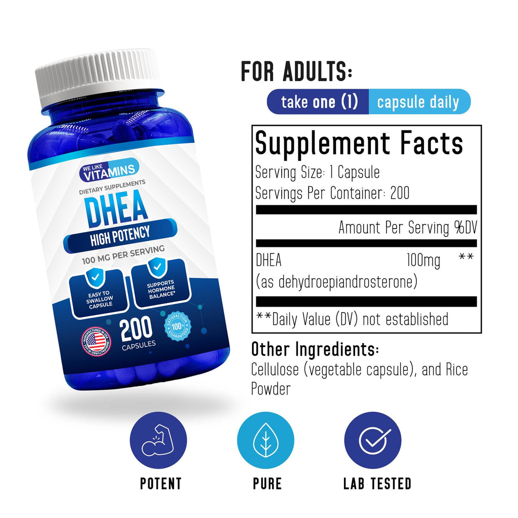 DHEA supplements for improved vitality