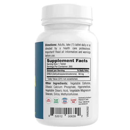 DHEA tablets for overall wellness