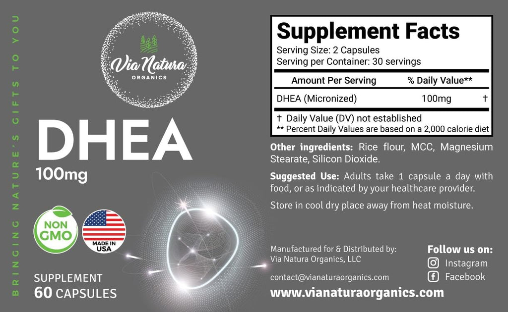 DHEA vitamins for overall wellness