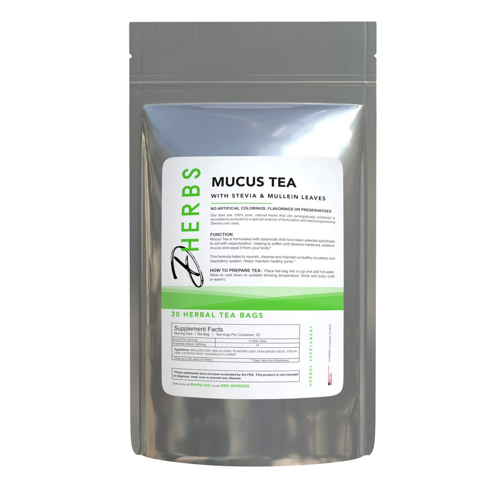 Dherbs herbal tea for mucus relief