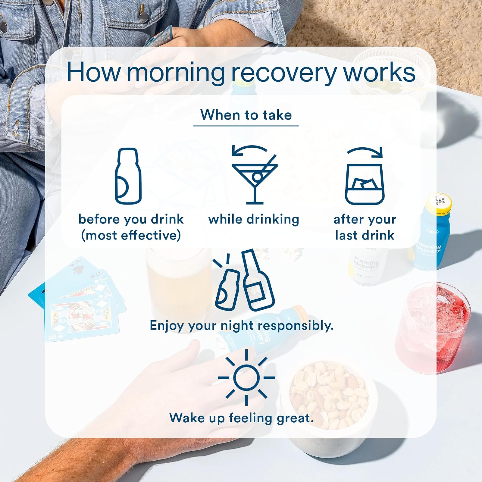 DHM electrolyte drink for recovery