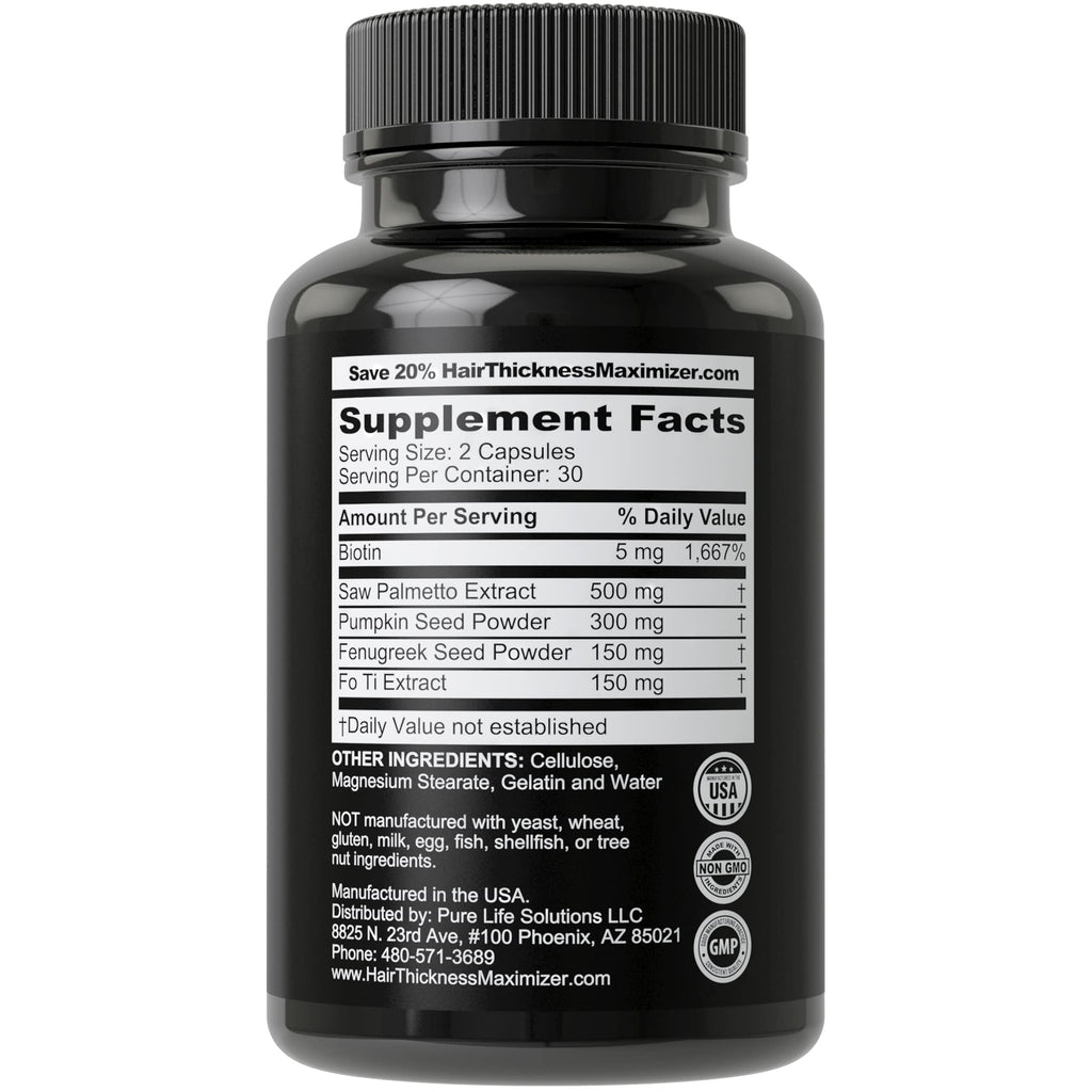 DHT blocker supplement for thicker hair