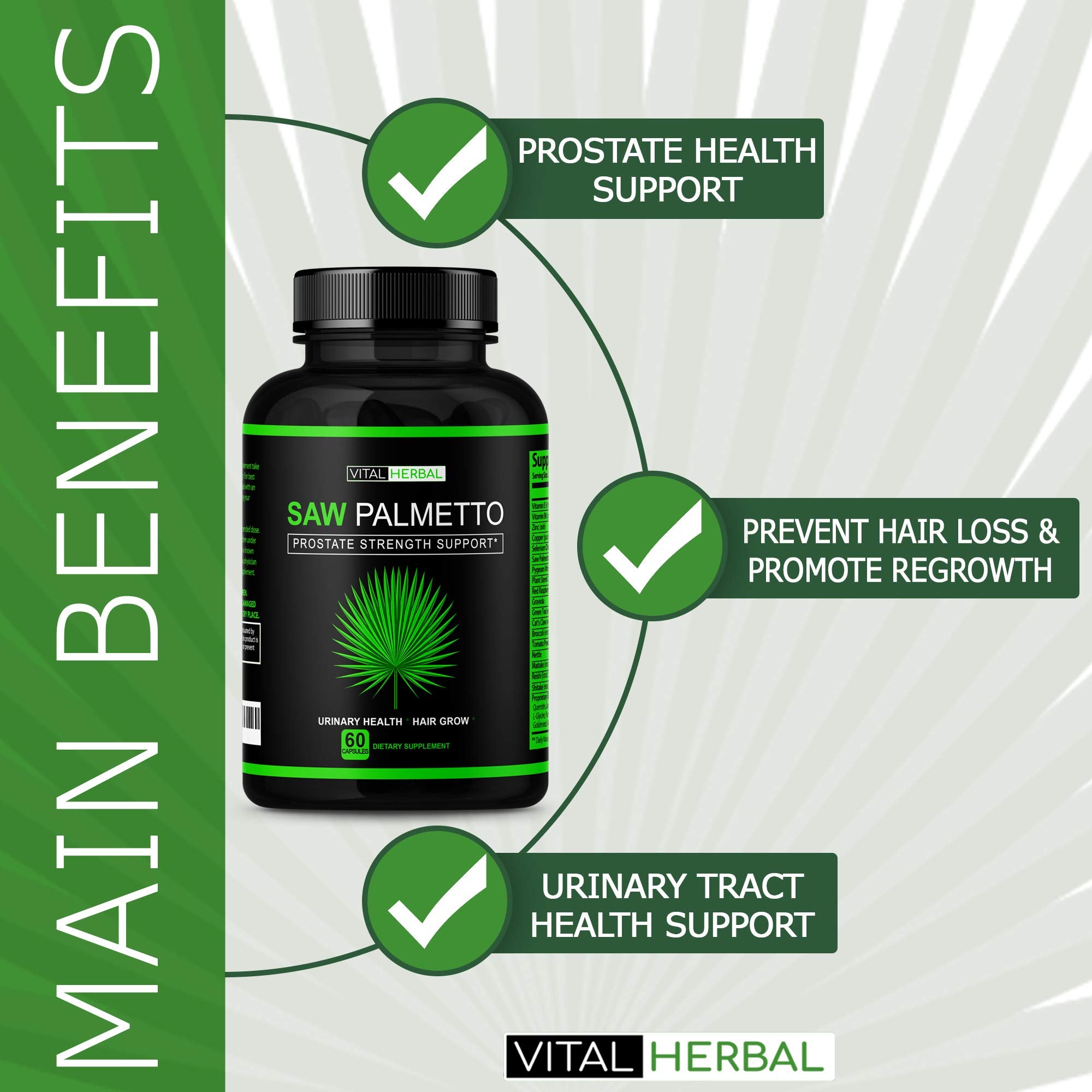 DHT blocker supplement with saw palmetto