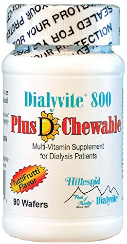 Dialyvite 800 Plus D chewable multivitamins