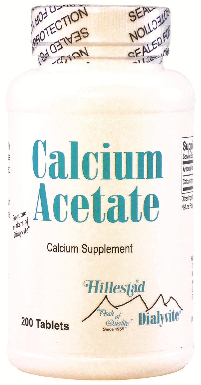 Dialyvite Calcium Acetate tablets for bone health