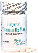 Dialyvite Vitamin D3 Max 50000 IU tablets