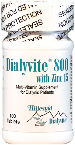 Dialyvite zinc for daily nutrition
