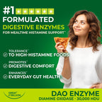 Diamine oxidase capsules for gut health