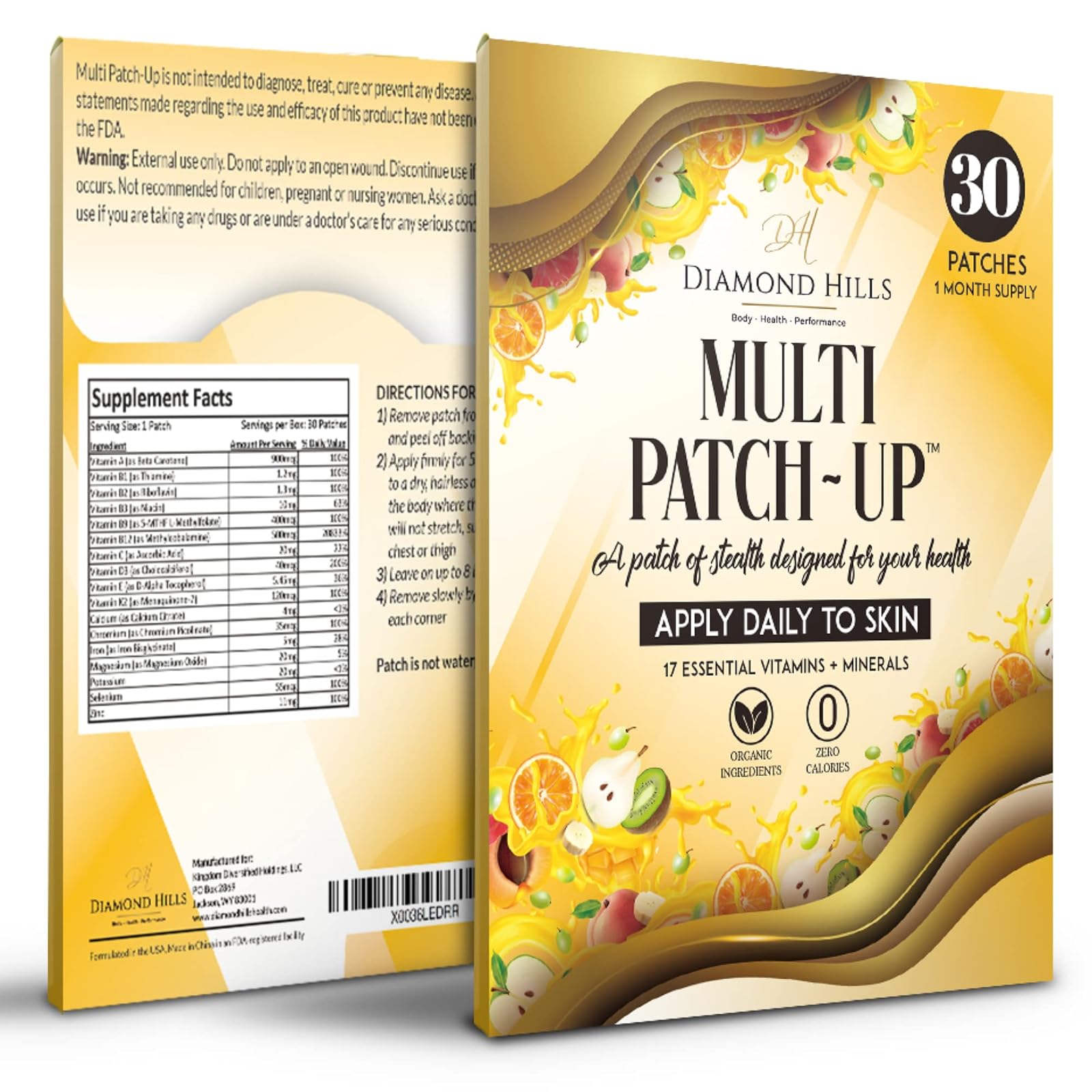 Diamond Hills multivitamins for daily health