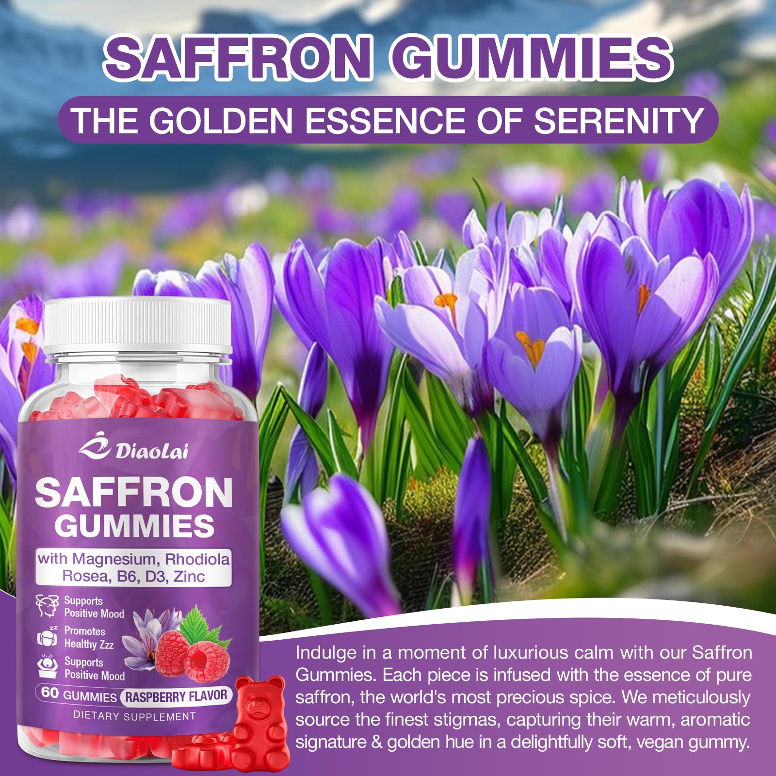DIAOLAI herbal gummies for relaxation
