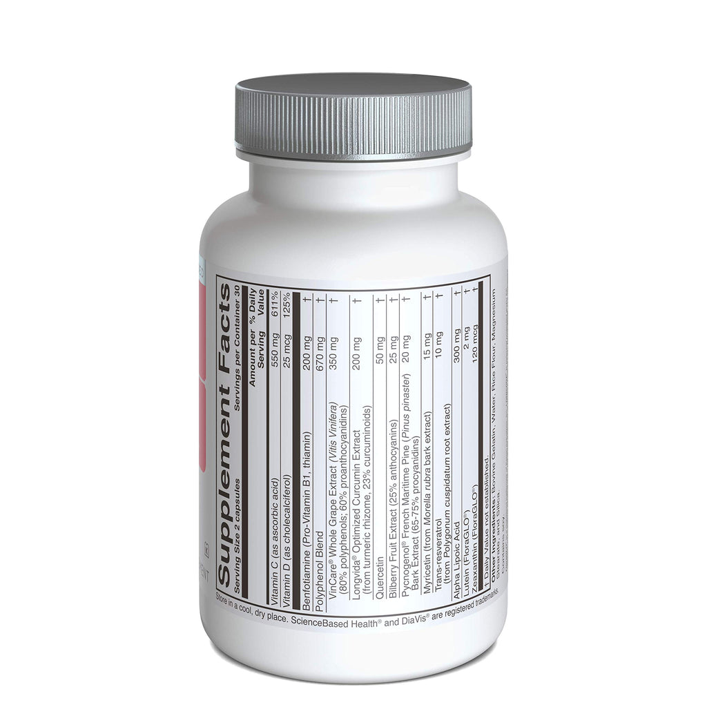 DiaVis blended vitamin & mineral supplements for daily energy