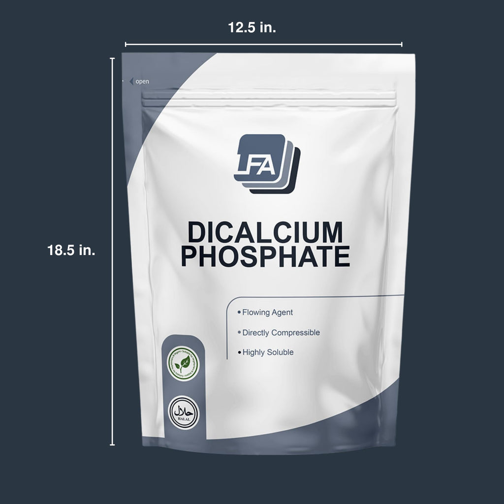 Dicalcium phosphate for enhanced nutrient absorption