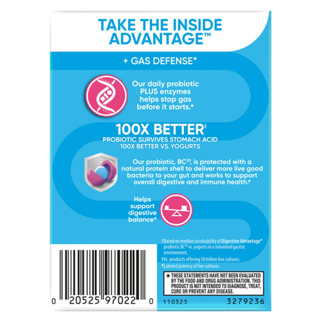 Digestive Advantage enzyme supplement benefits