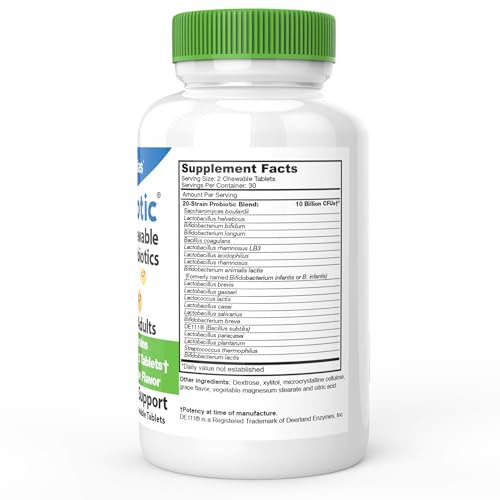 digestive aid chewable probiotics