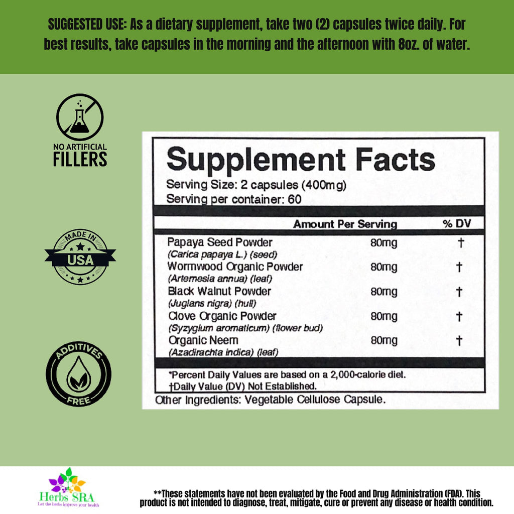 digestive balance with neem and herbs